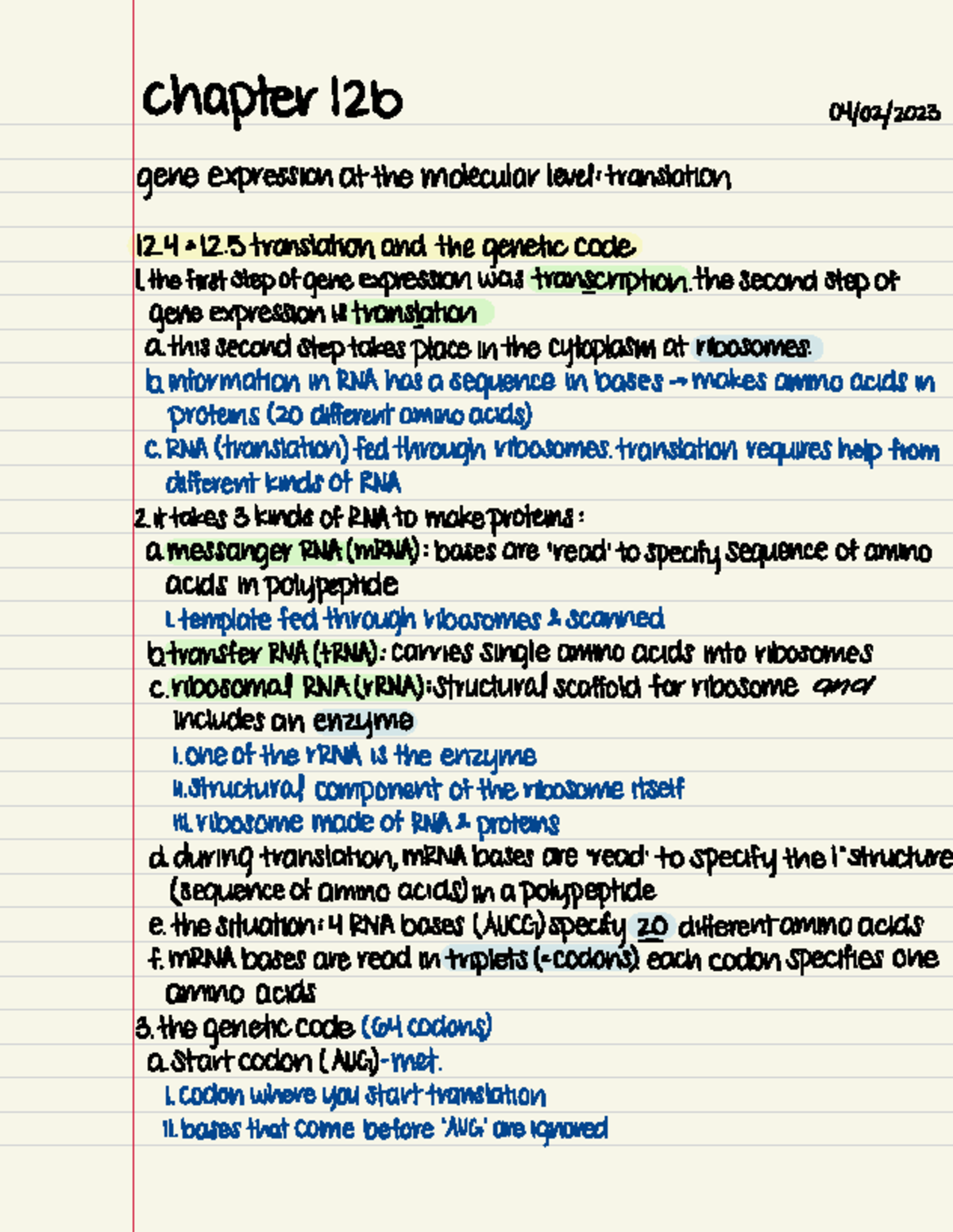 Chapter 12b - Notes from Prof. Mark Strutevant class (exam 4) - chapter ...