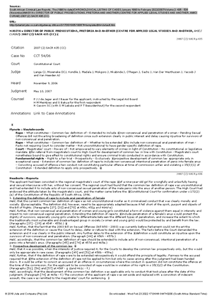 CRL 202 Course Outline 2021 - CRIMINAL LAW [CRL202] MODULE OUTLINE & LECTURE PLAN 2021 - Studocu