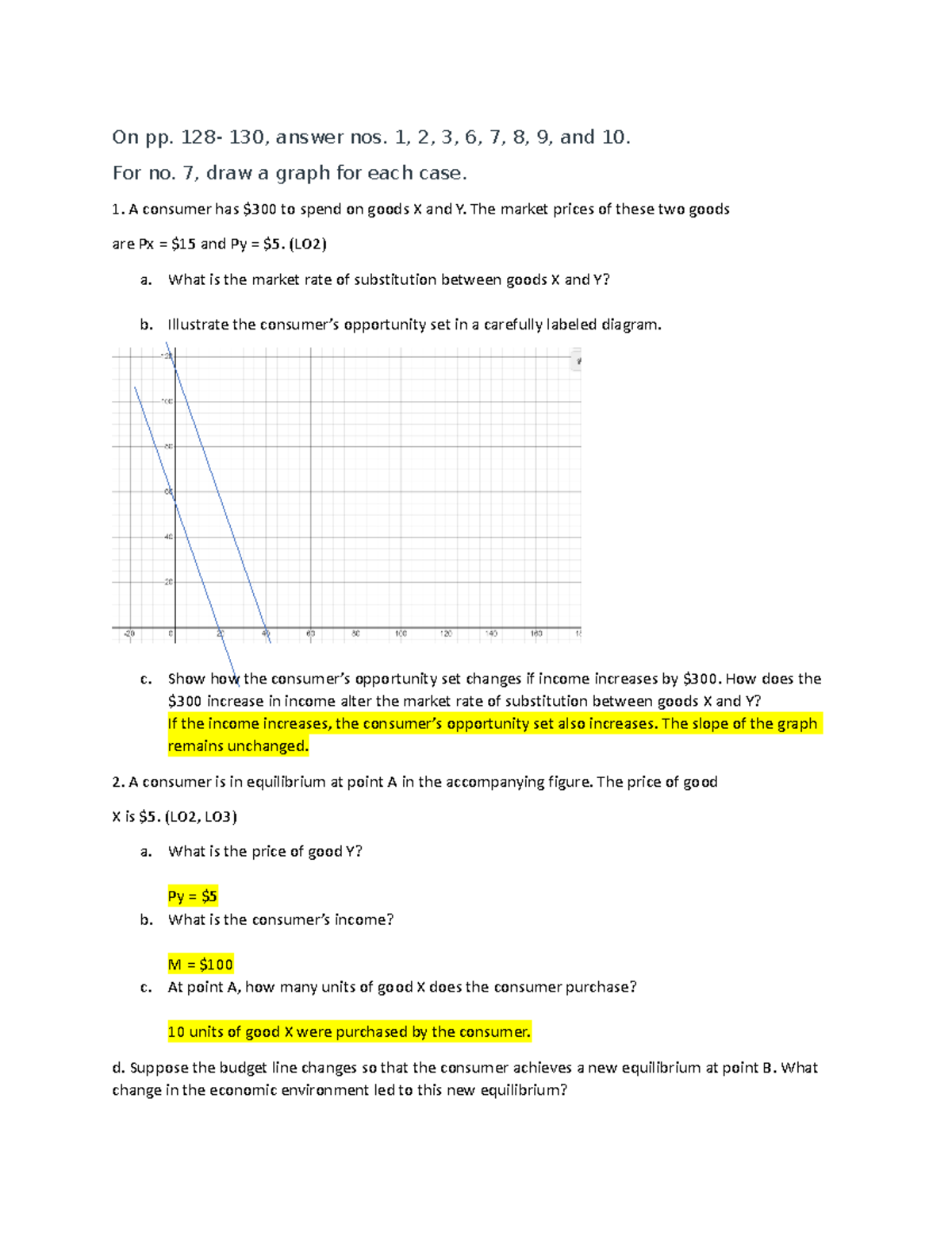Econ-p128-130 - lecture notes - On pp. 128- 130, answer nos. 1, 2, 3, 6 ...