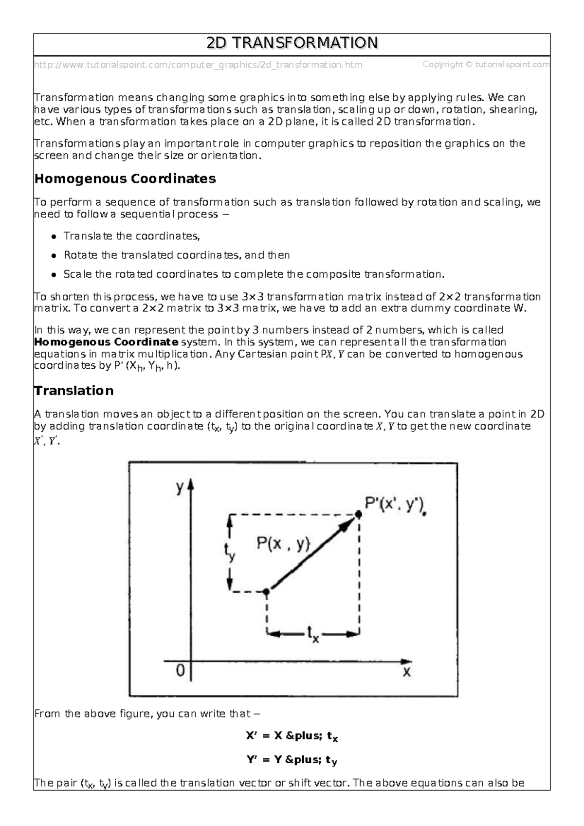 2d transformation - tutorialspoint/computer_graphics/2d_transformation ...