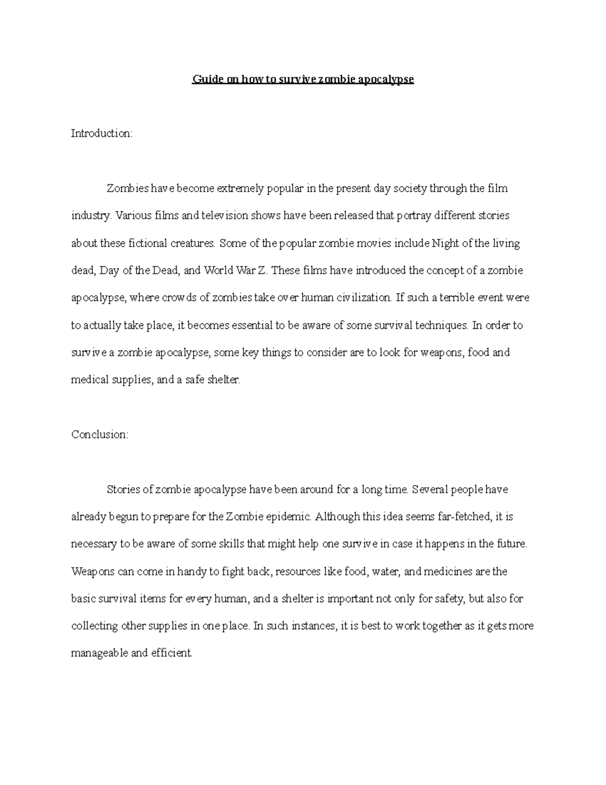 ENGL100-Lab #2 - Professor Brian Dunnigan - Guide on how to survive ...