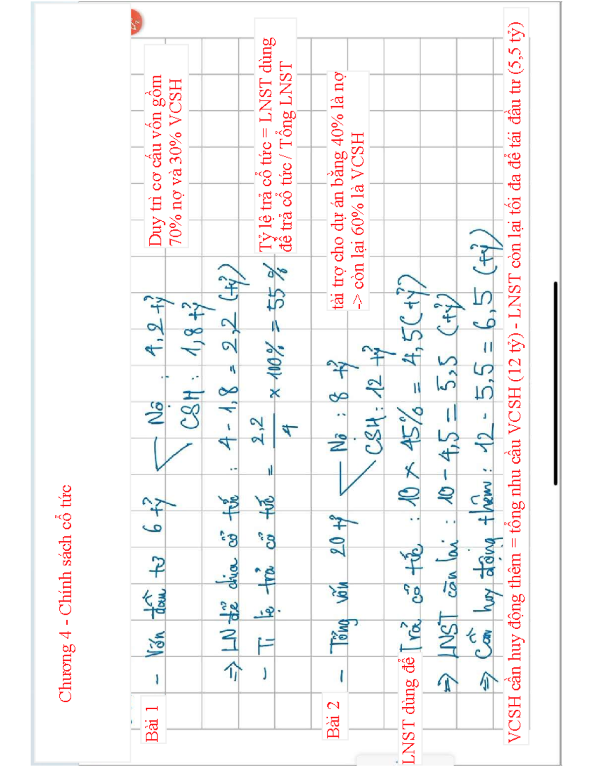 Dap an bai tap chuong 4 - cs co tuc - Ch ươ ng 4 - Chính sách c ổ t ứ c T ỷ l ệ tr ả c ổ t ứ c ...