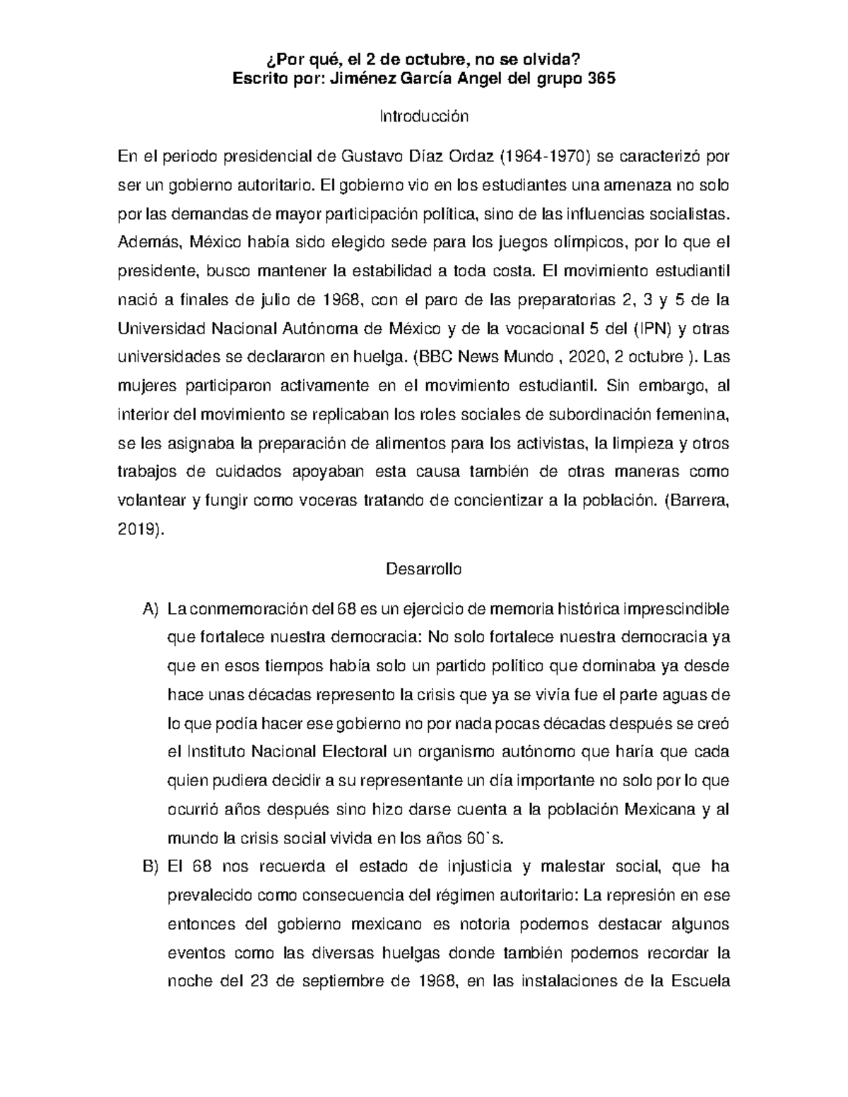 Que ocurrio el 2 de octubre - ¿Por qué, el 2 de octubre, no se olvida ...