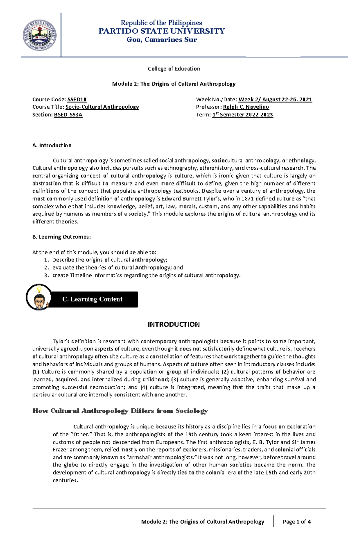 Navelino SSED10 Module-2-Week-2 - PARTIDO STATE UNIVERSITY Goa ...