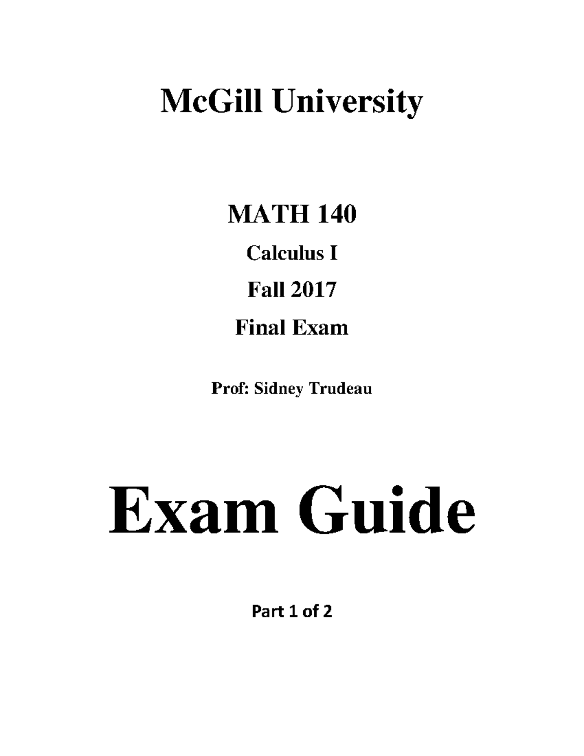 Math140 Part 1 Lecture Notes McGill University MATH 140 Calculus I math140-part-1-lecture-notes-mcgill-university-math-140-calculus-i