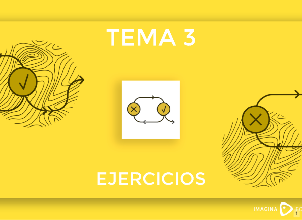 TEMA 3 - Ejercicios - TEMA 3 EJERCICIOS Puesta en marcha En estos ejercicios vamos a practicar ...