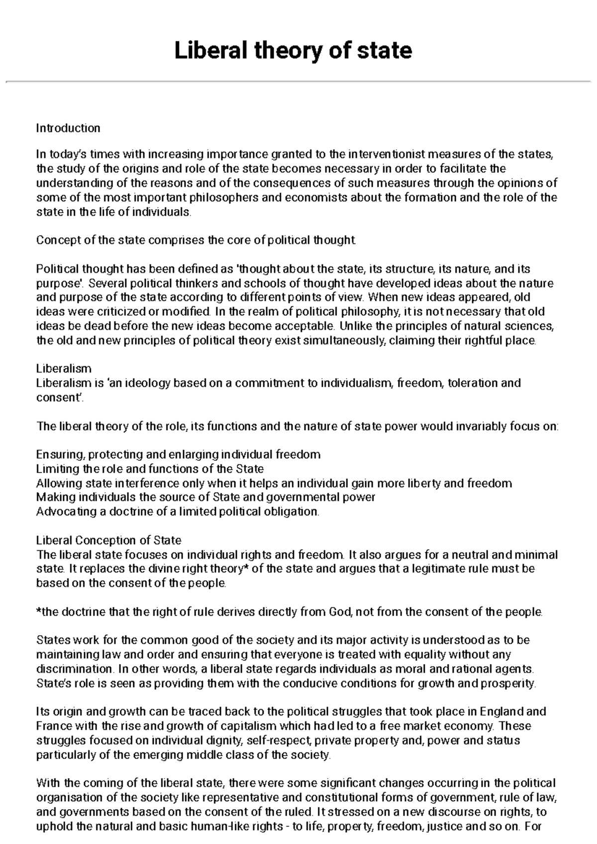 2024-03-06-19-13-12 1709732592 - Liberal theory of state Introduction ...