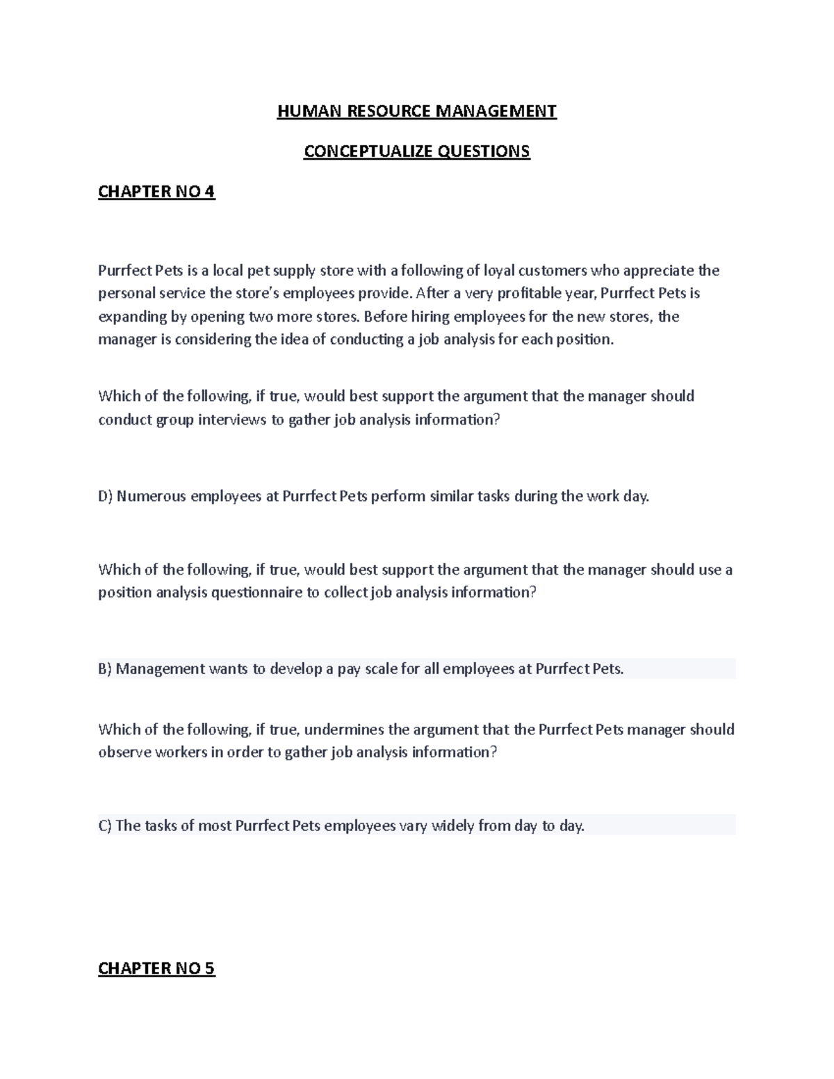 Human Resource Management Conceptualized Questions - Copy - HUMAN ...