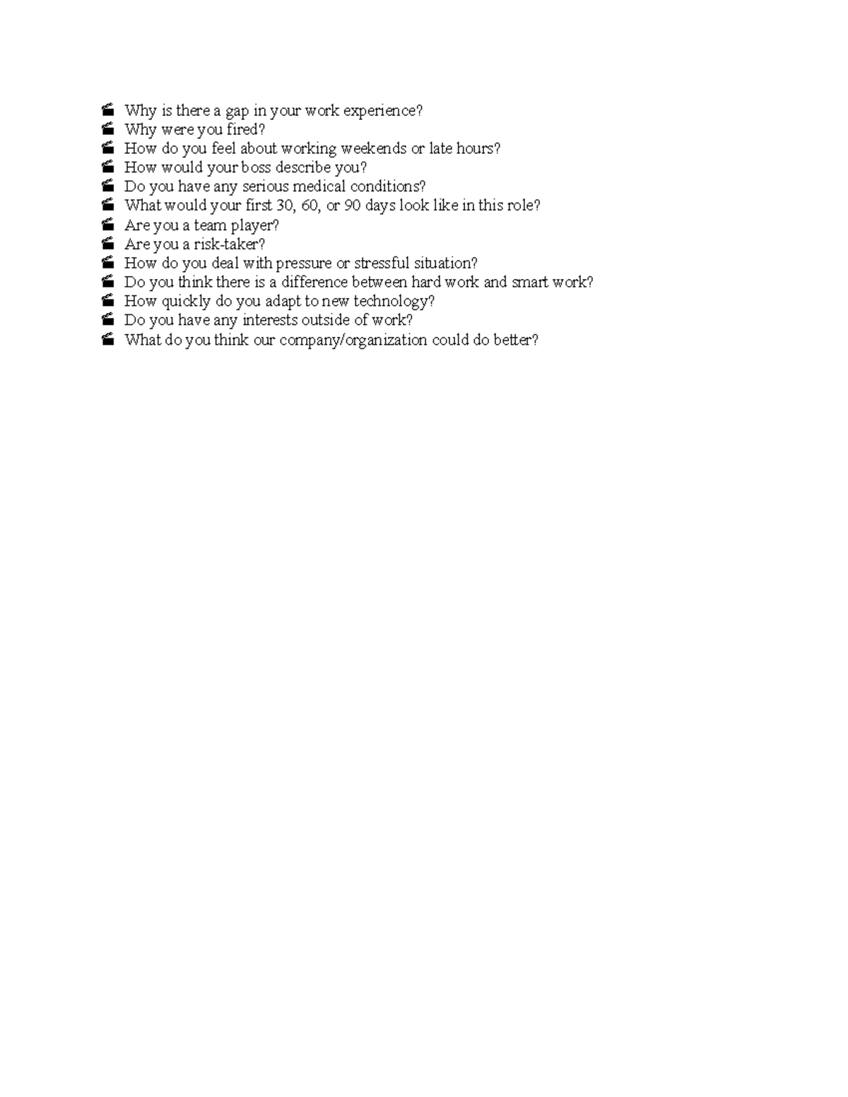 Situational QS GUIDE QUESTIONS Why Is There A Gap In Your Work
