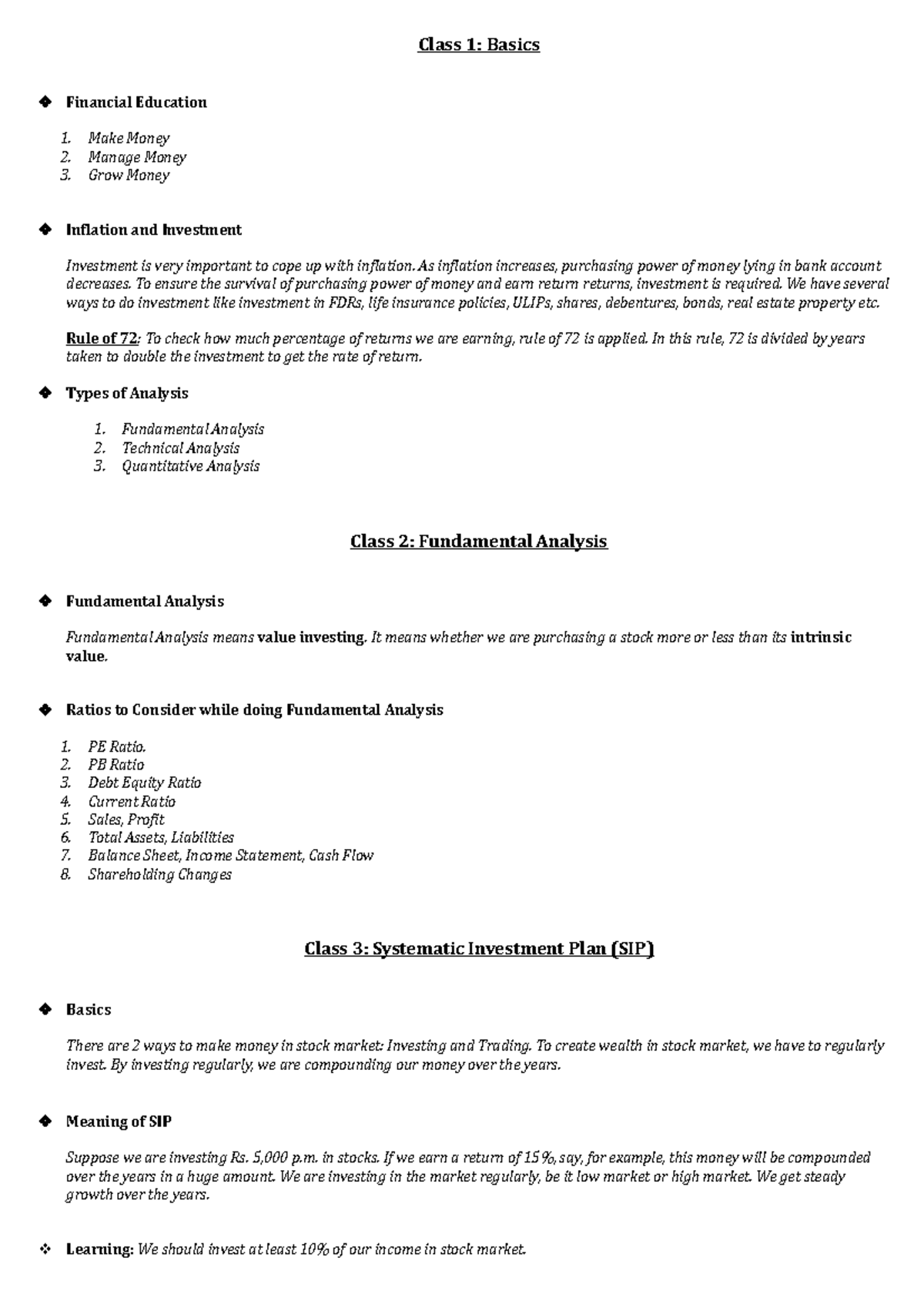 Stock Market Crash Course for Beginners Free Share Market - Class 1 ...