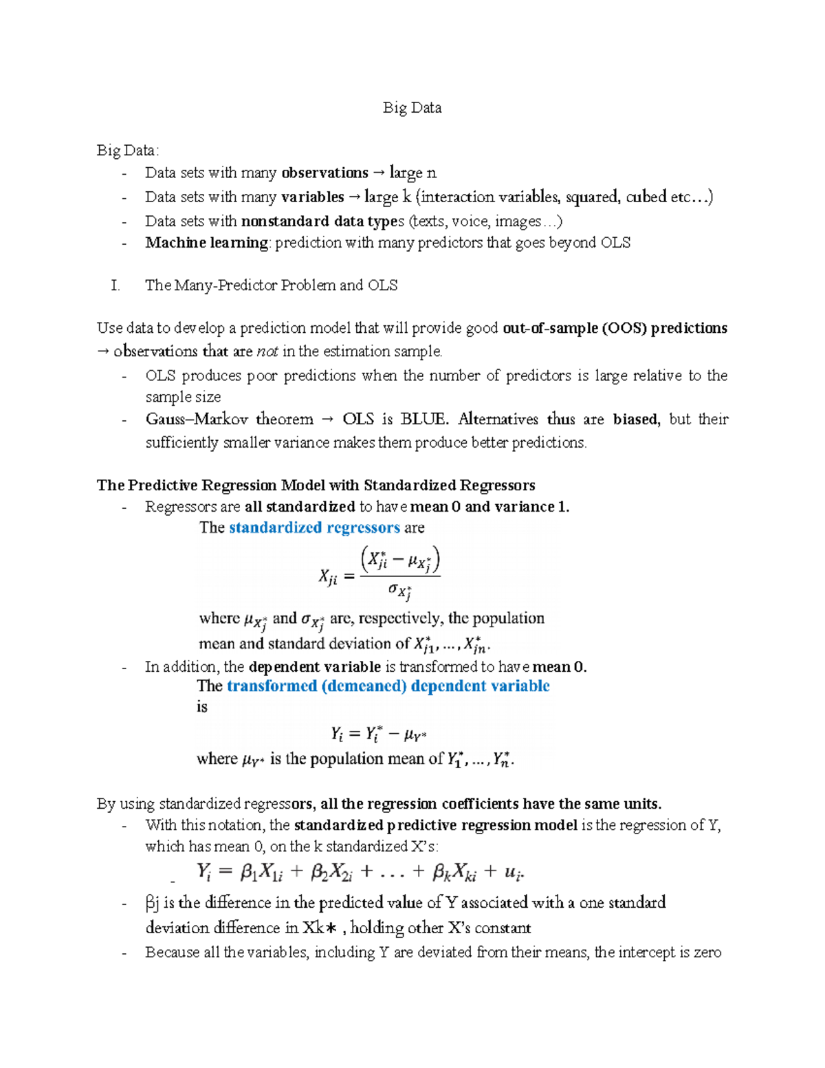 F15 BD - Big Data - Big Data Big Data: - Data sets with many ...
