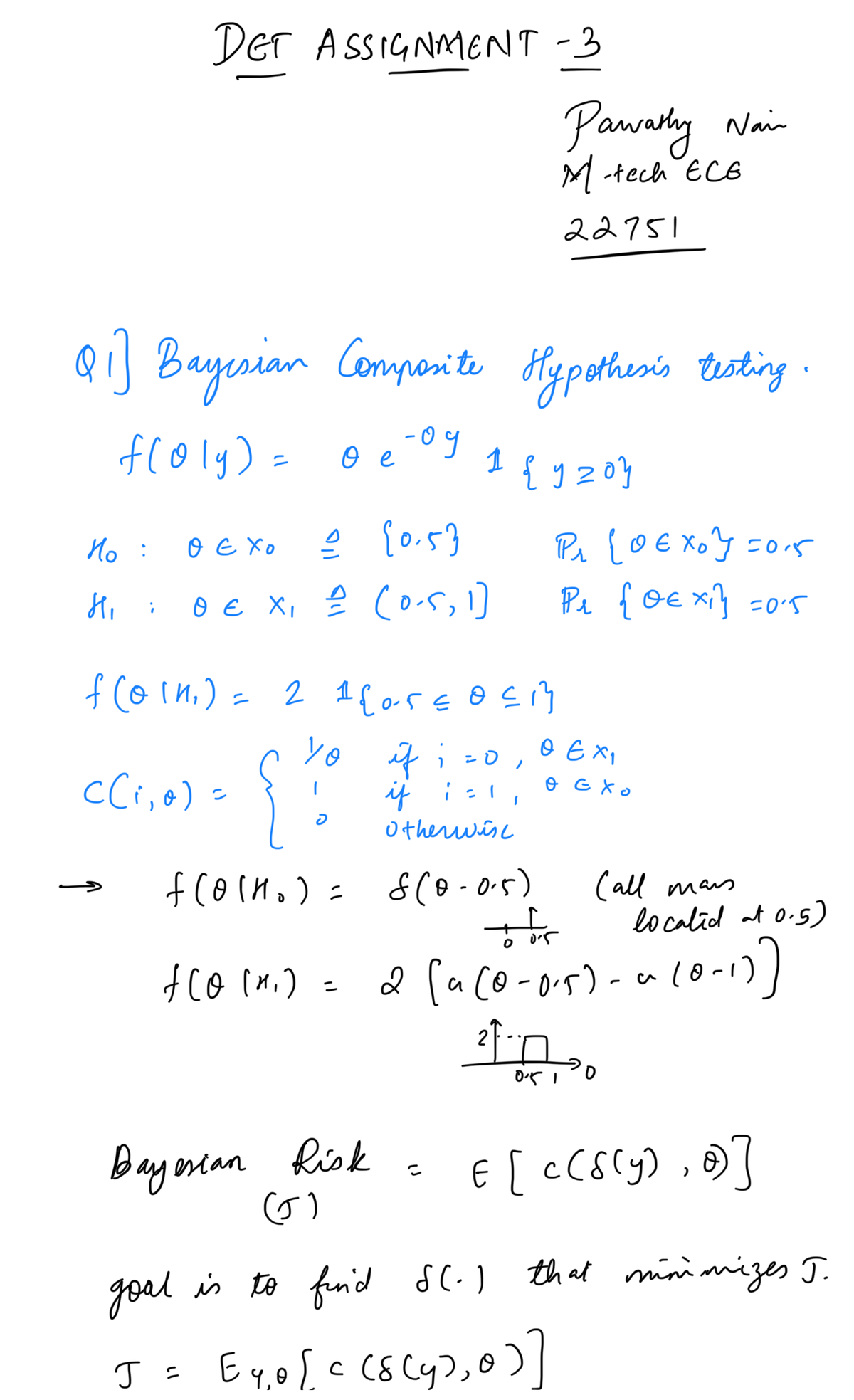 DET Lecture on Estimation - Detection and Estimation Theory - Studocu