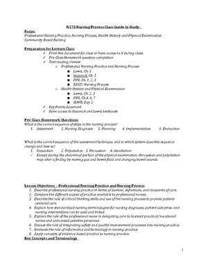 Jared Griffin Care Plan-5 - N170 Preclinical / Care Plan Evaluation ...