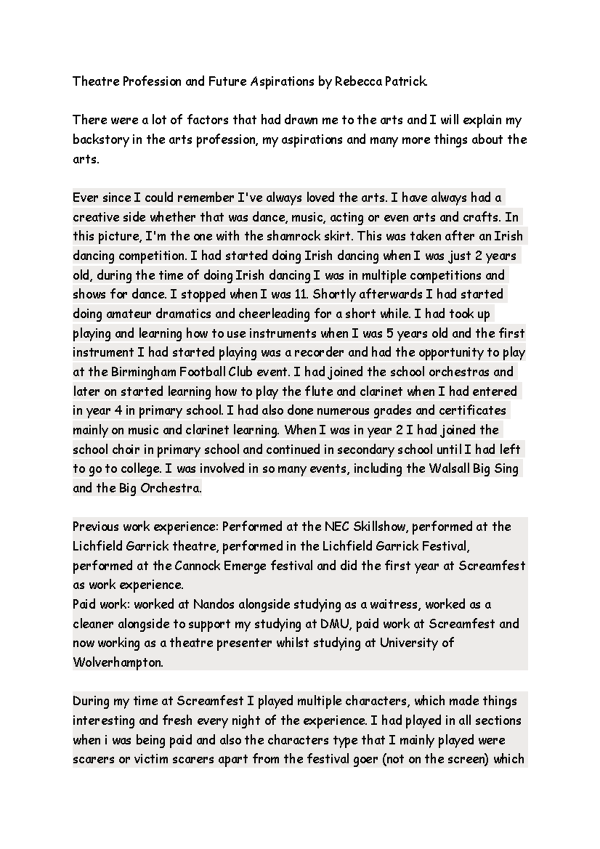 Presentation script - 6AD001 - WLV - Studocu