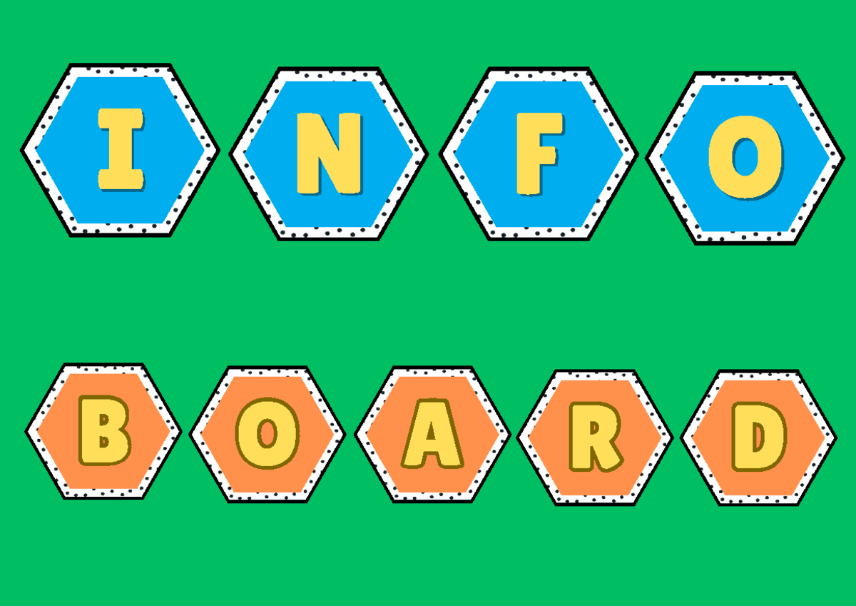 Blue and Black Dotted Bulletin Board Letters and Numbers Flashcard ...