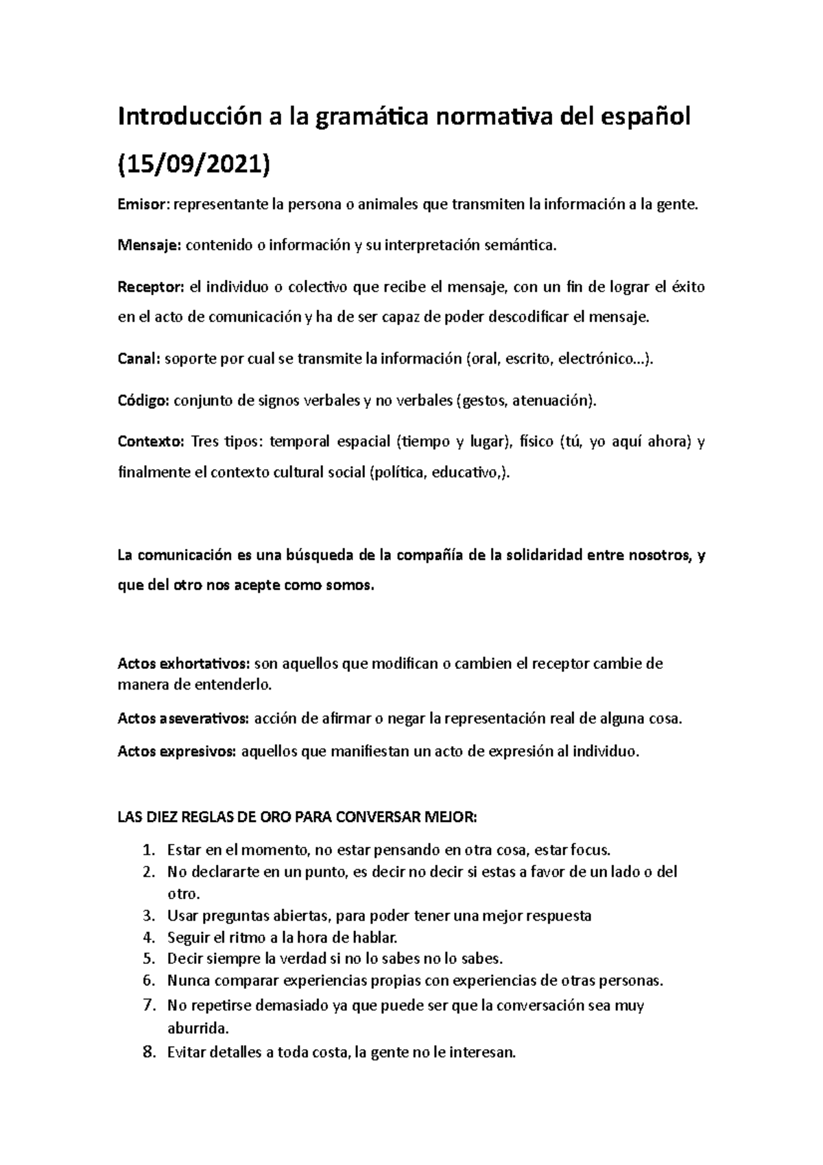 Introducción a la gramática normativa del español - Introducción a la ...