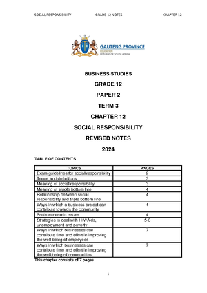 SDI and IDZ - Notes - SDI and IDZ SDI – West Coast IDZ – Saldanha Bay ...