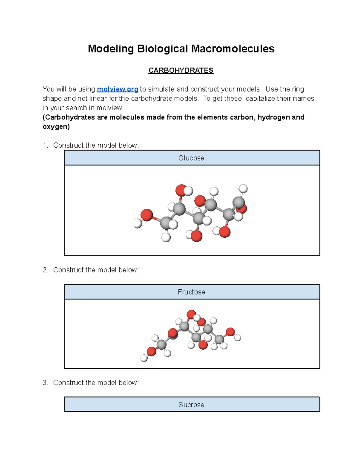 Copy of Modeling Biological Macromolecules (5).docx - Modeling ...