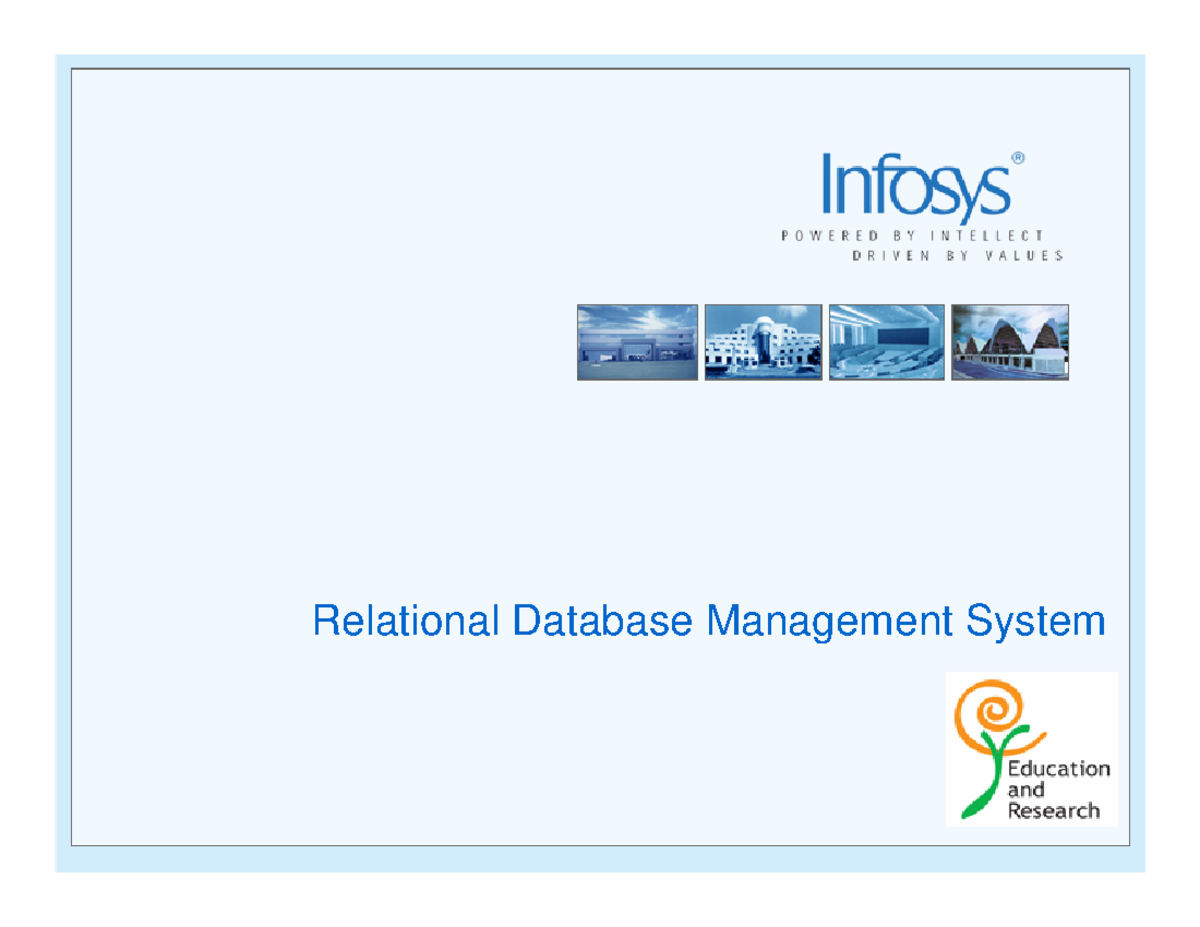 Rdbms Day1 - csfu - Relational Database Management System ER/CORP/CRS ...