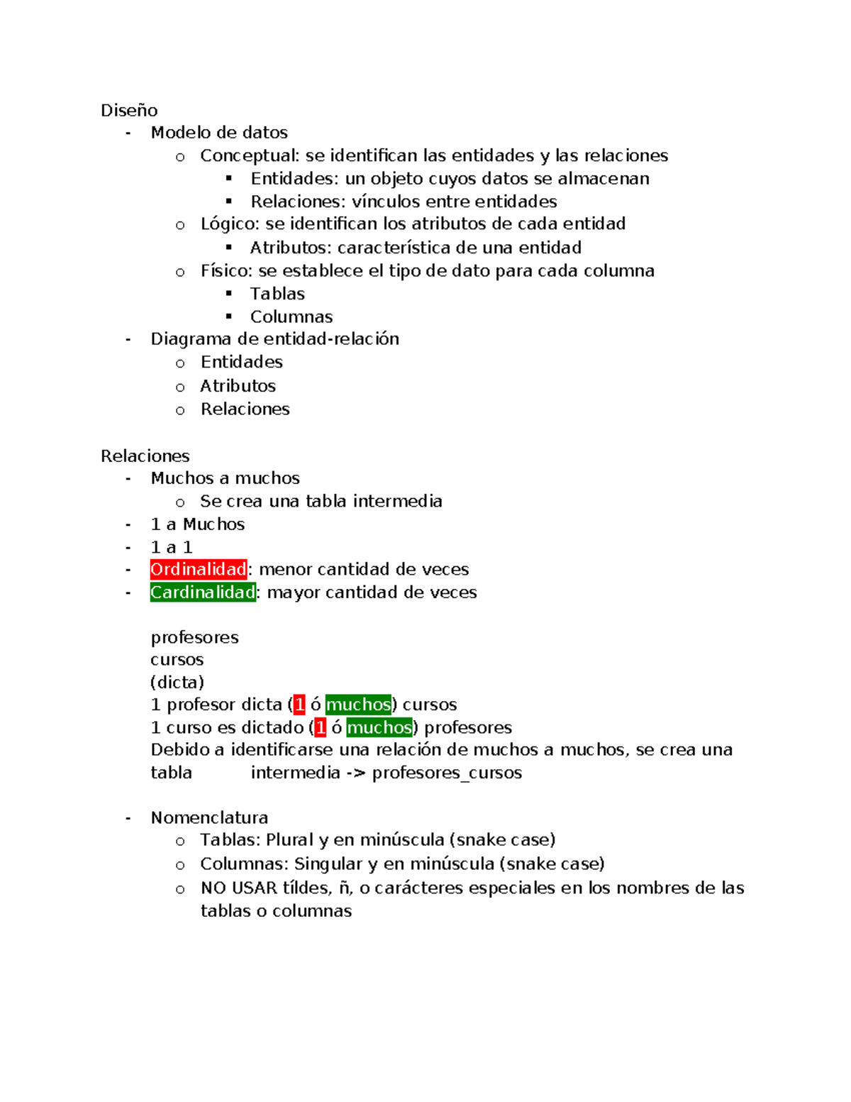 Upc pre 202401 pc1 review - Diseño - Modelo de datos o Conceptual: se identifican las entidades ...