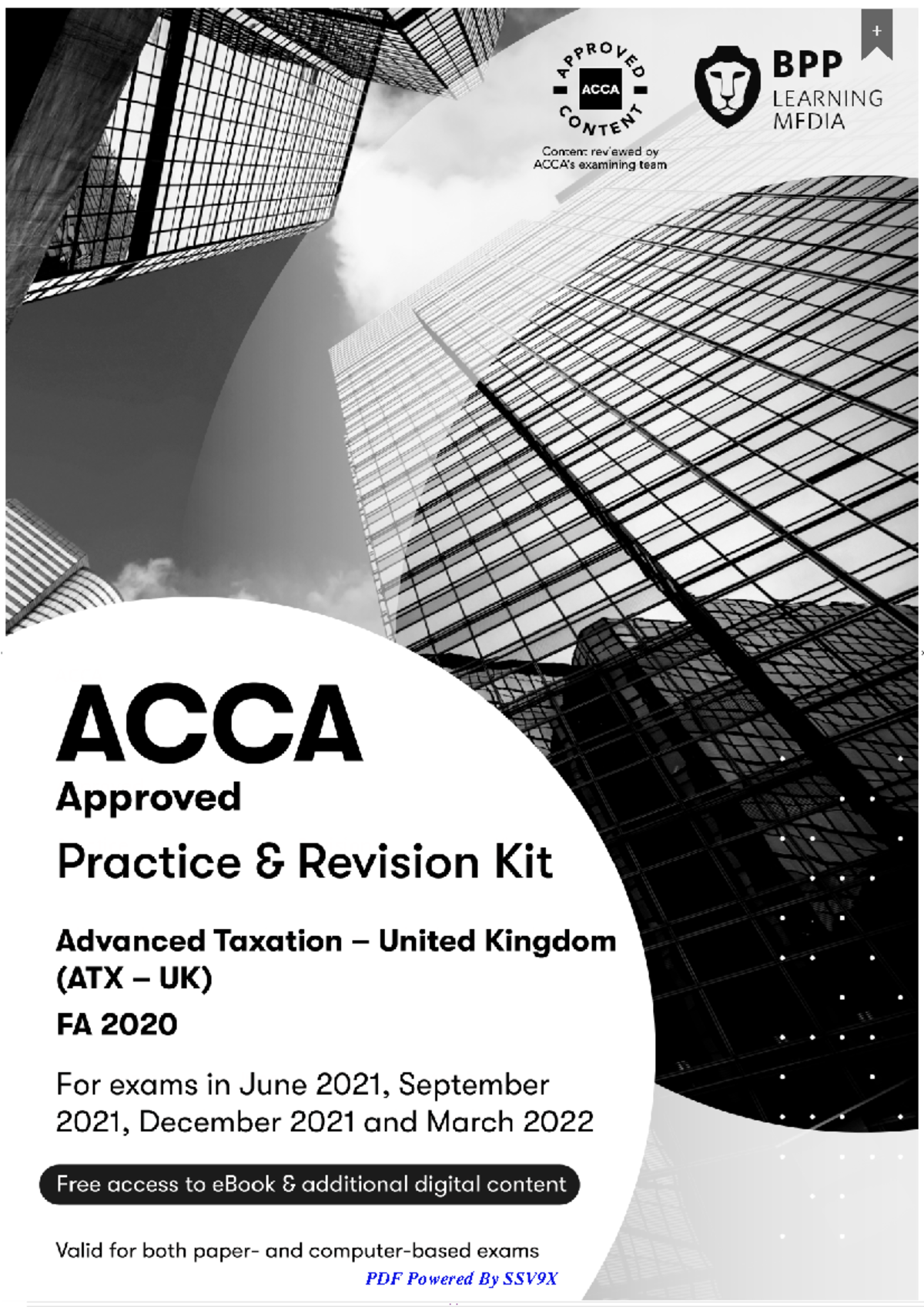 2021-2022P6 (ATX) Advanced Taxation P R Kit - ACCA Approved Practice ...