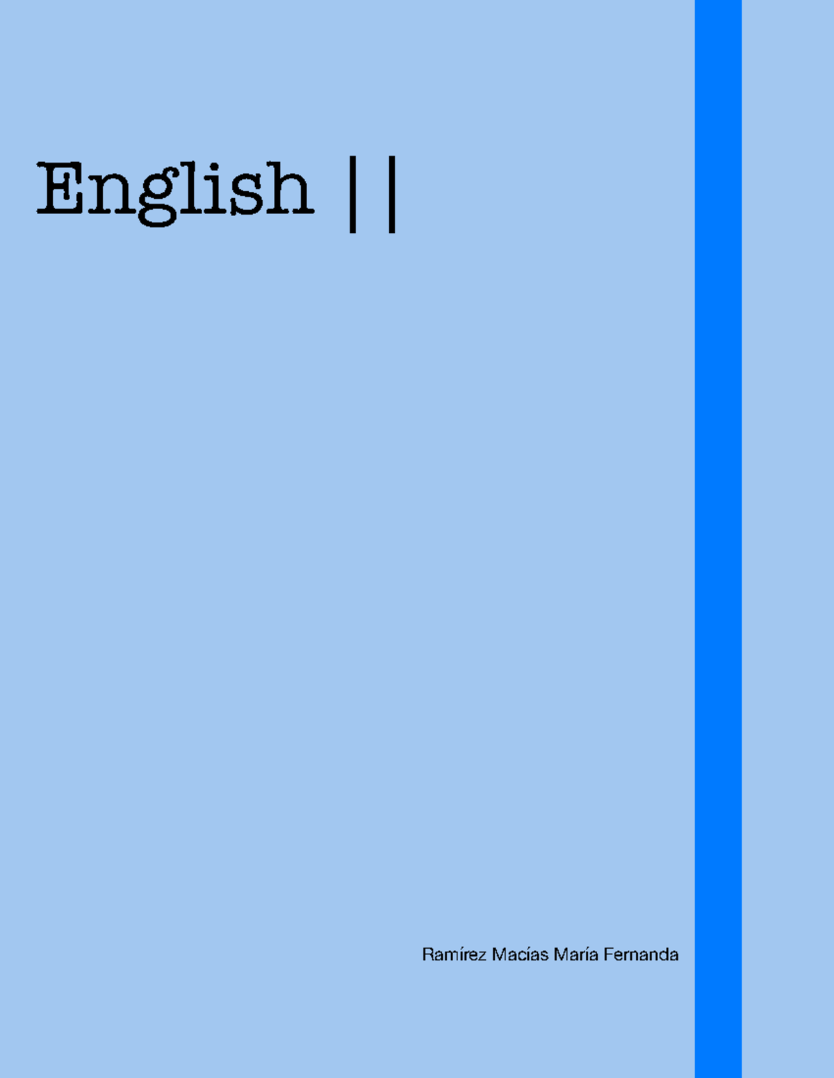 Activities Unit 8 Ingles III UG - English || Ramírez Macías María ...