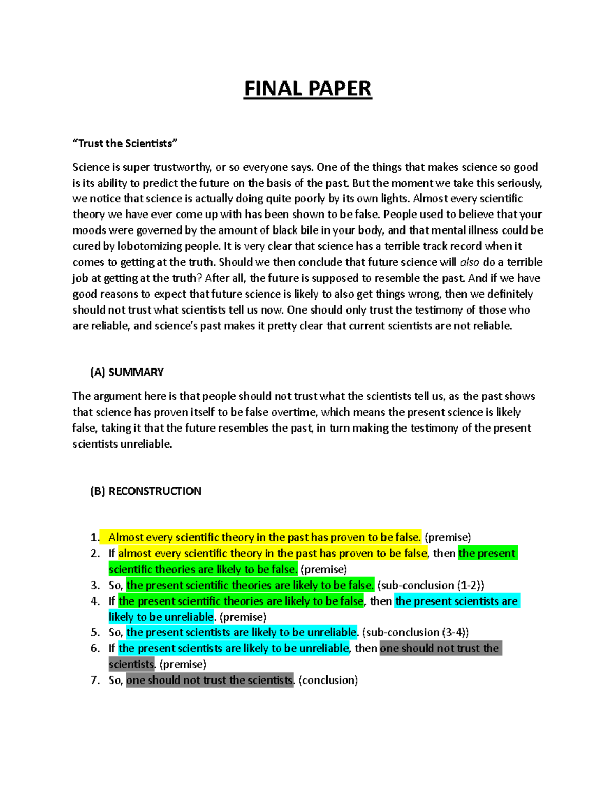 Final Paper DEC 15 OWEN Epelle 7930402 - FINAL PAPER “Trust the ...