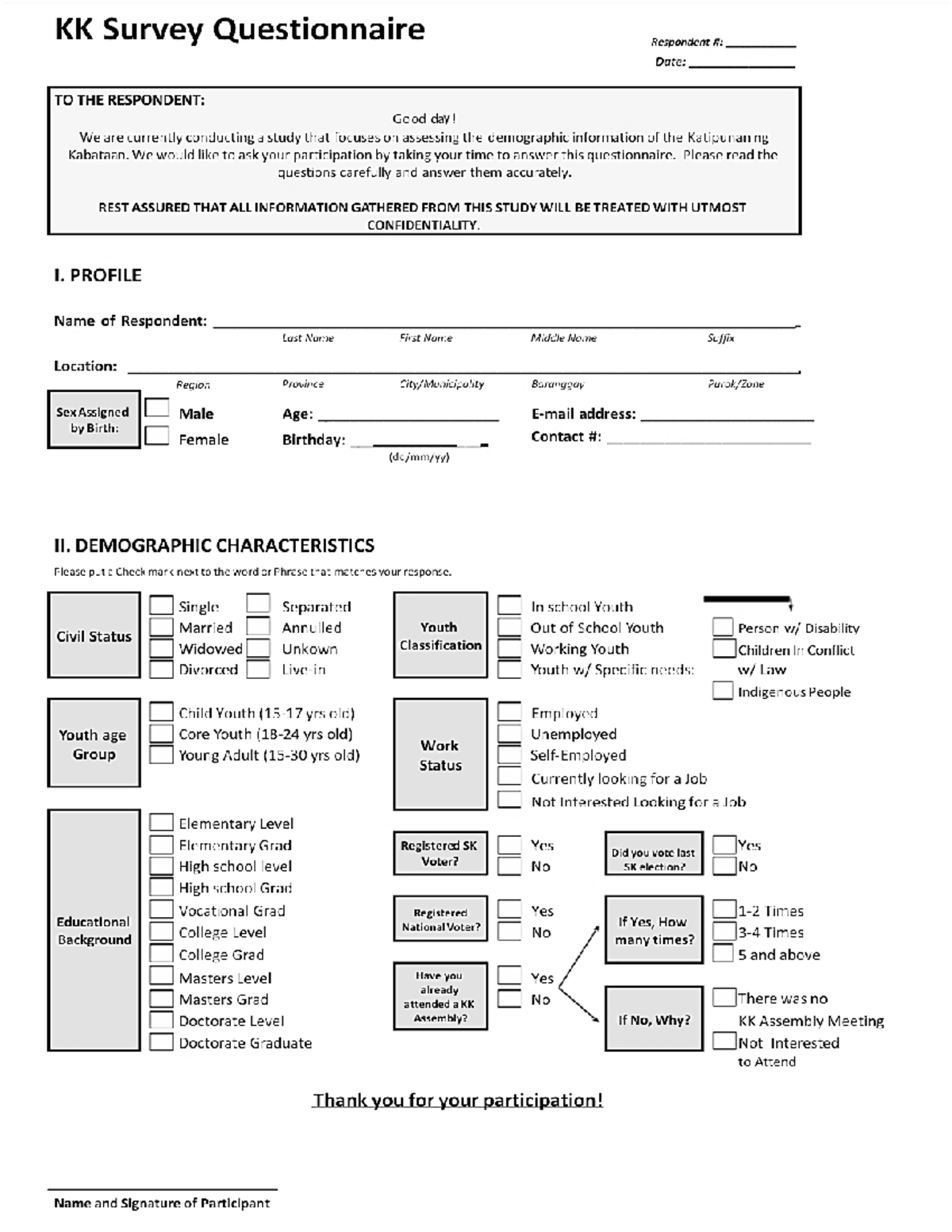 KK Survey Questionnaire - Bachelor of Science in Accountancy - Studocu