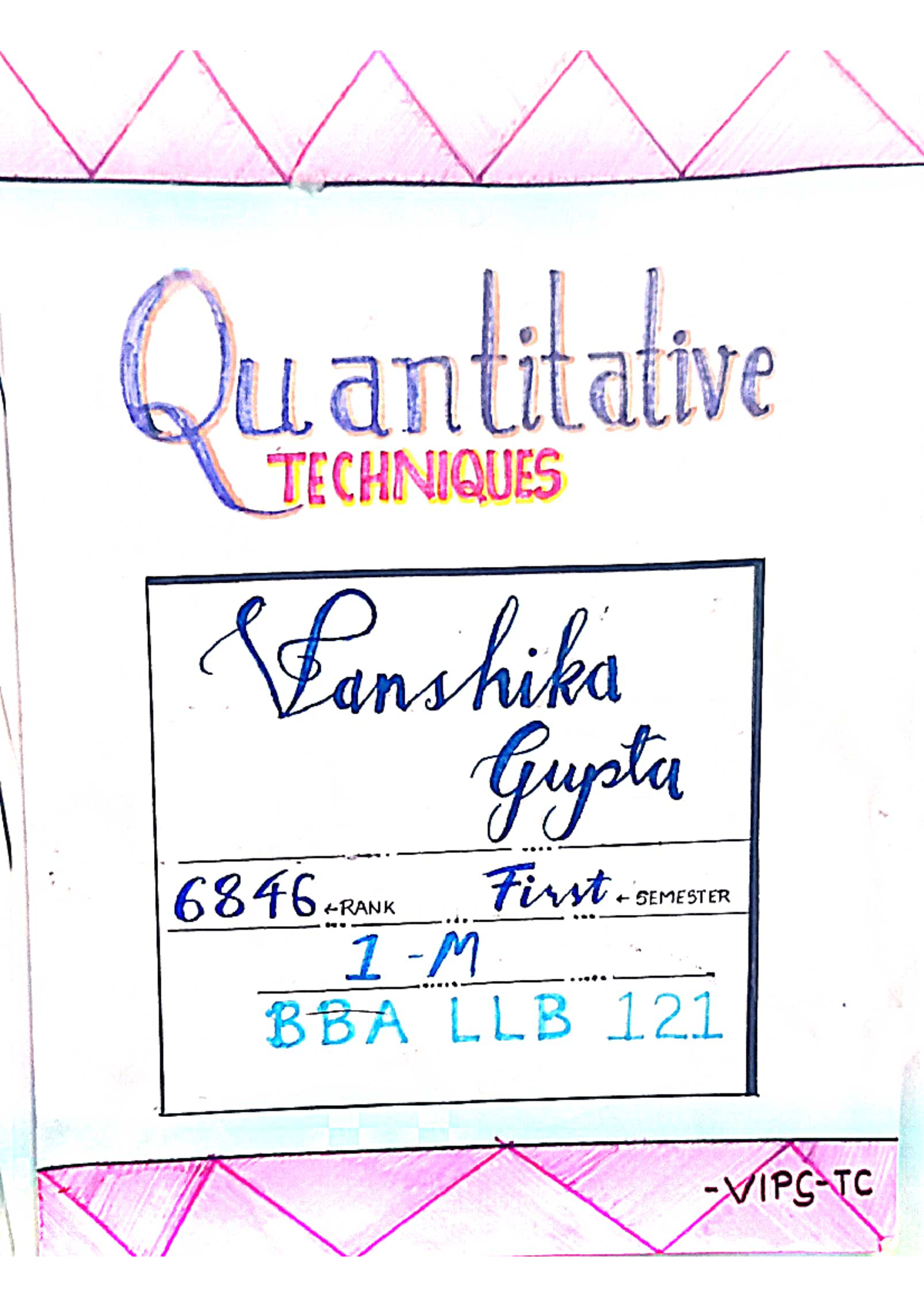 QT PSDA - Quantitative techniques question - Business Mathematics - Studocu