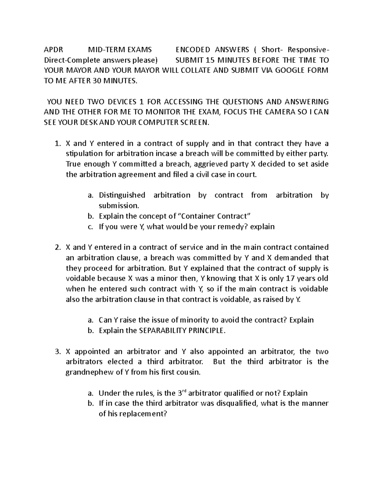 Midterm-APDR-2022 - Midterm exam on APDR - APDR MID-TERM EXAMS ENCODED ...