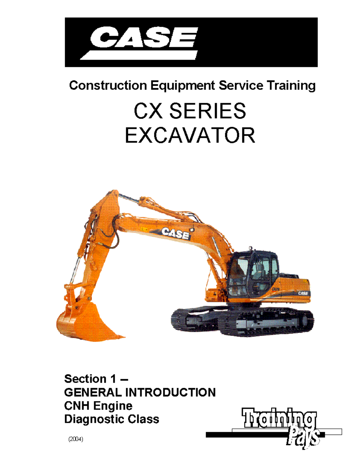 Shop Manual Case CX-210 motor Case 6TAA - Construction Equipment ...