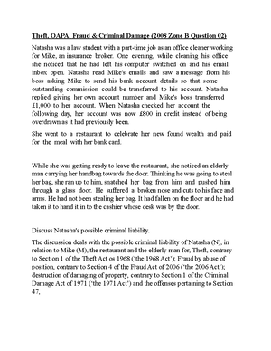 Criminal report 2017 A - Examiners’ reports 2017 Examiners’ reports ...