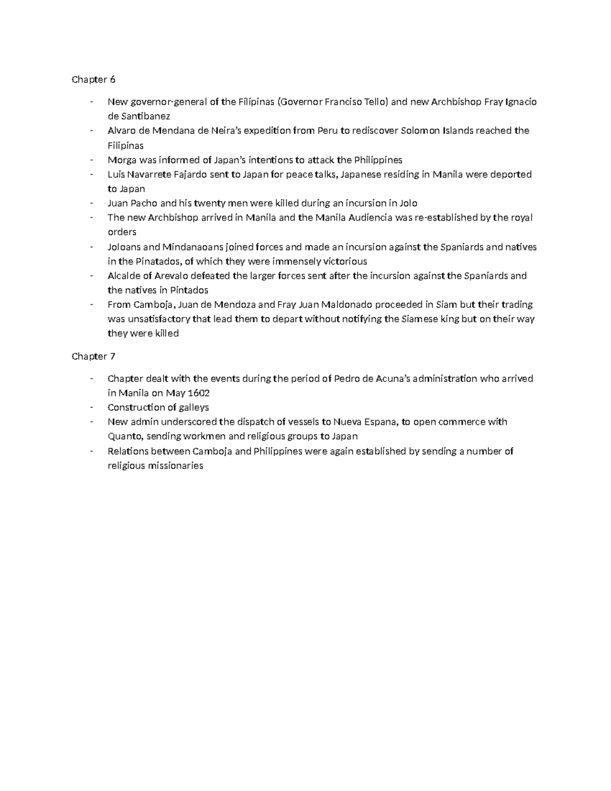 Readings in PH History - Chapter 6 - New governor-general of the ...