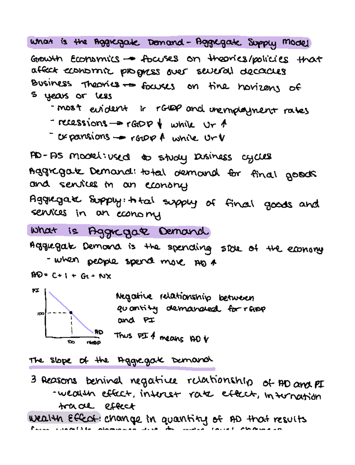 Chapter 13 - The Aggregate Demand and Supply Model - what is the ...