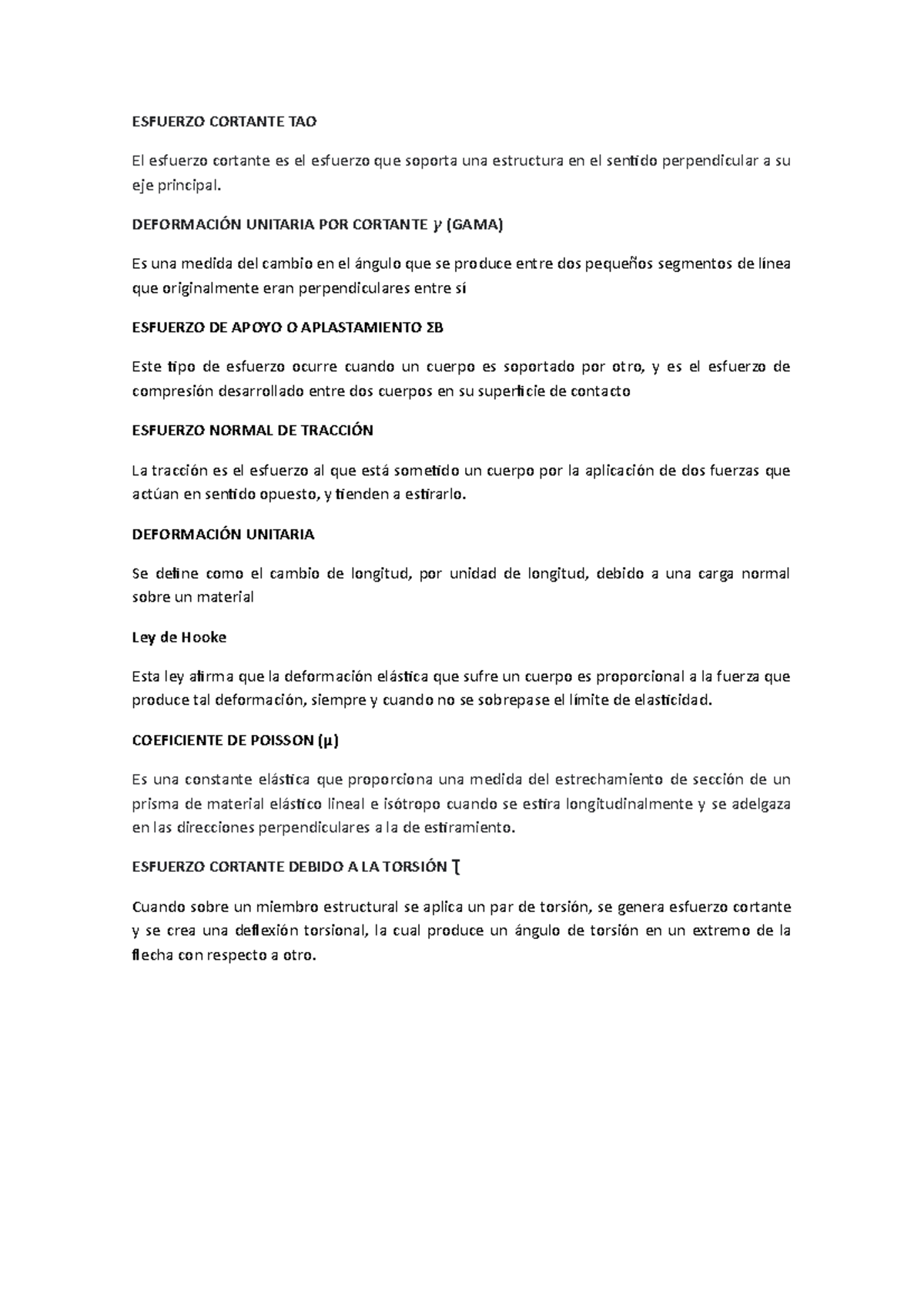 Esfuerzo Cortante TAO - docunmento para estudiar temasrelacionados a ...