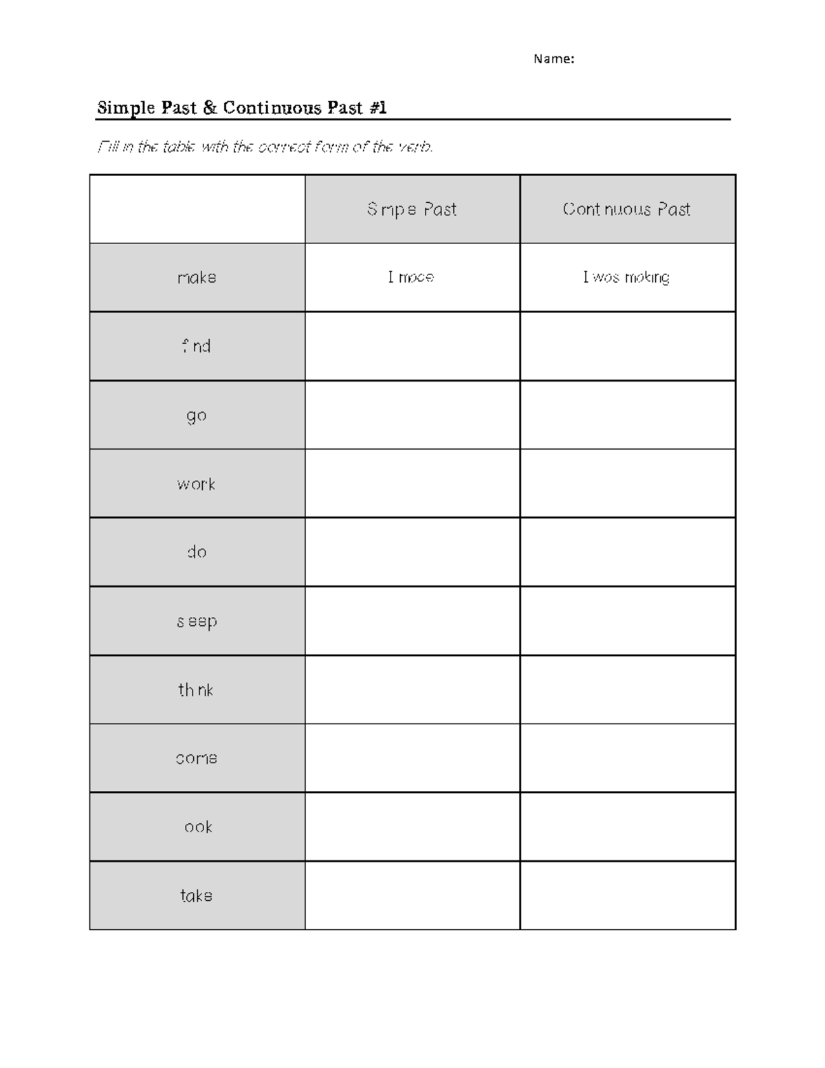 Simpleand Continuous Past Tense Activities-1 (1) removed - Simple Past ...