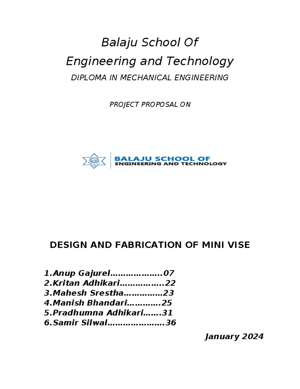 Report of project - air canvas - Balaju School Of Engineering and ...