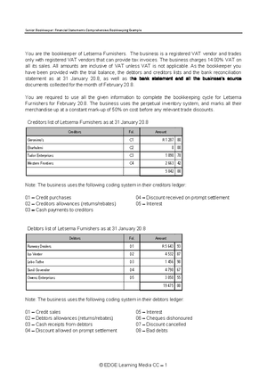 N6 Financial Accounting November 2020 - NATIONAL CERTIFICATE FINANCIAL ...