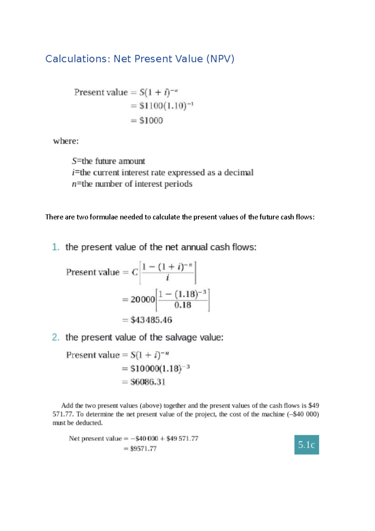 Calculations - Calculations: Franking Credit Calculations: Current Ratio Current assets include ...
