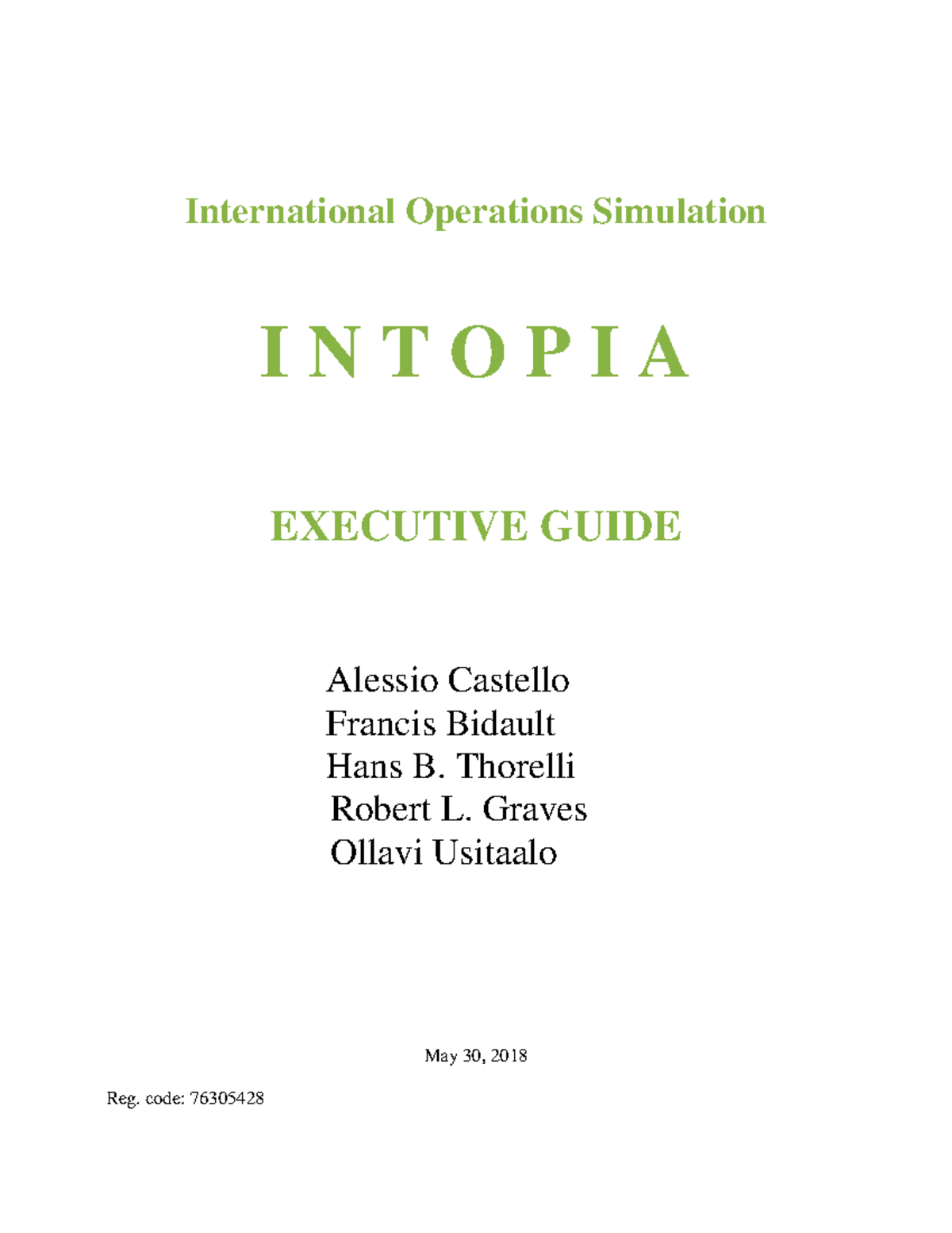 Intopiaexec Guide 2018 - International Operations Simulation INTOPIA ...