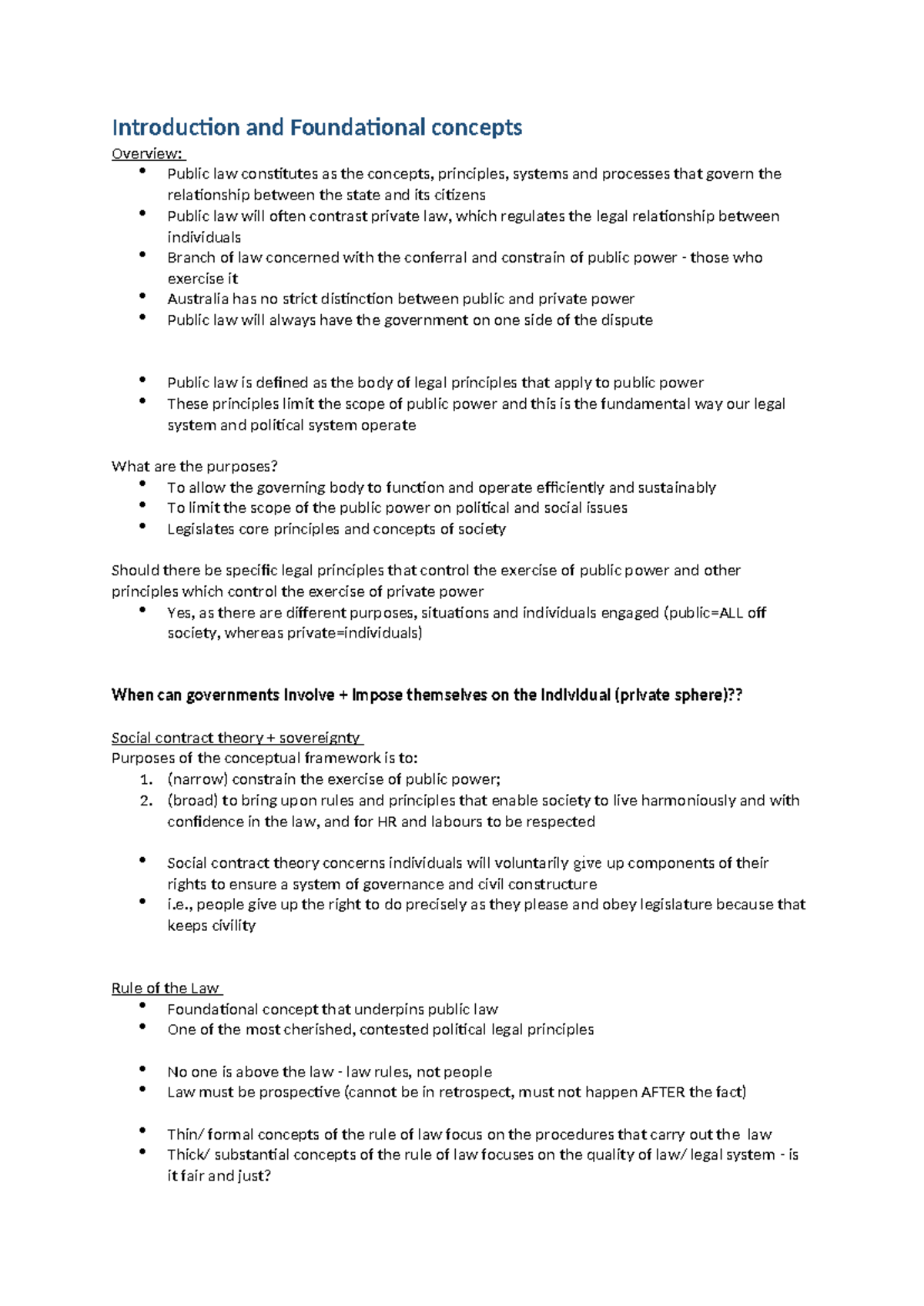 Introduction and Foundational concepts - Introduction and Foundational ...