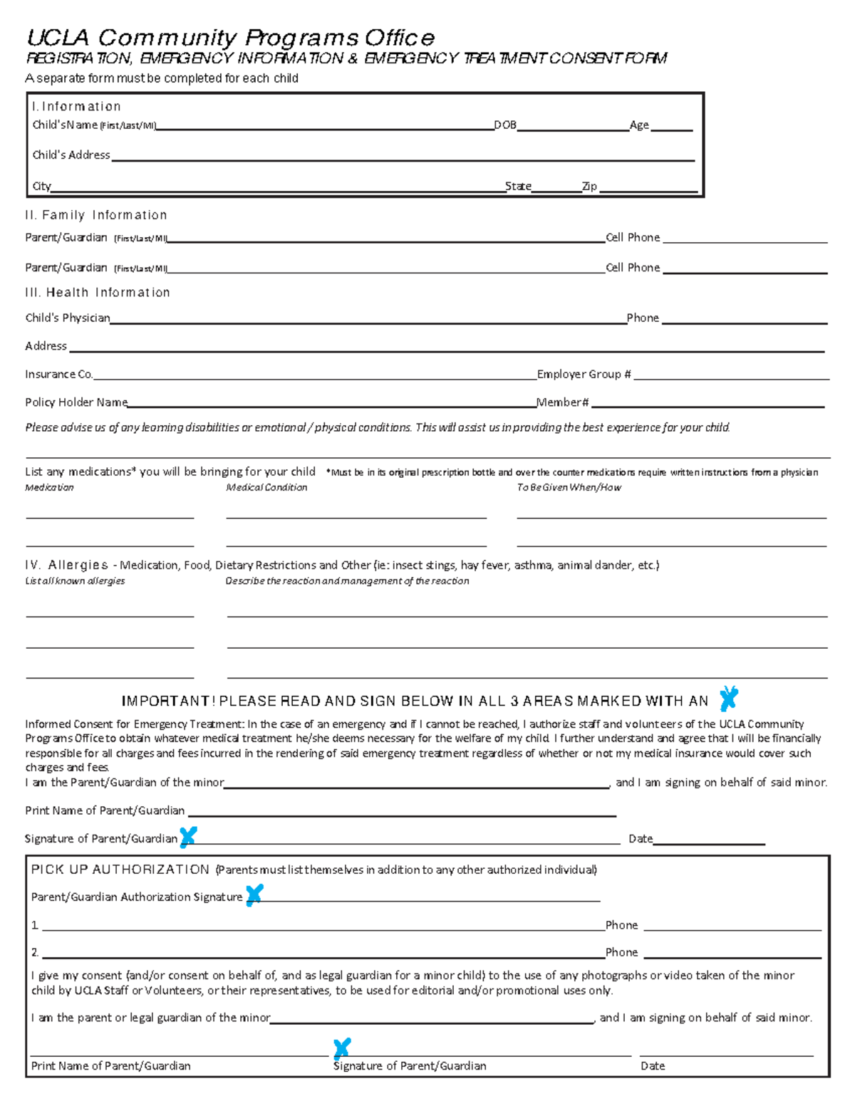 Emergency Form - !!!! - UCLA Community Programs Office REGISTRATION ...