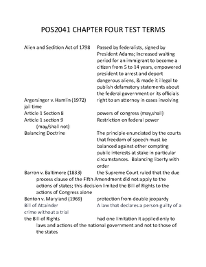 Pos exam 1 - FGCU - POS 2041 - Studocu