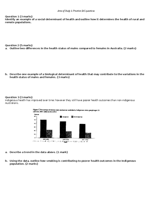VCE Health and Human Development A+ Exam Notes - HEALTH AND HUMAN ...