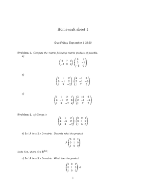 HW02 - these are the homework sheets - Homework sheet 2 September 6 ...