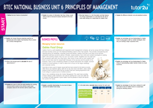 Unit 6 Learning Aim E Assessment Mat - BTEC NATIONAL BUSINESS UNIT 6 ...