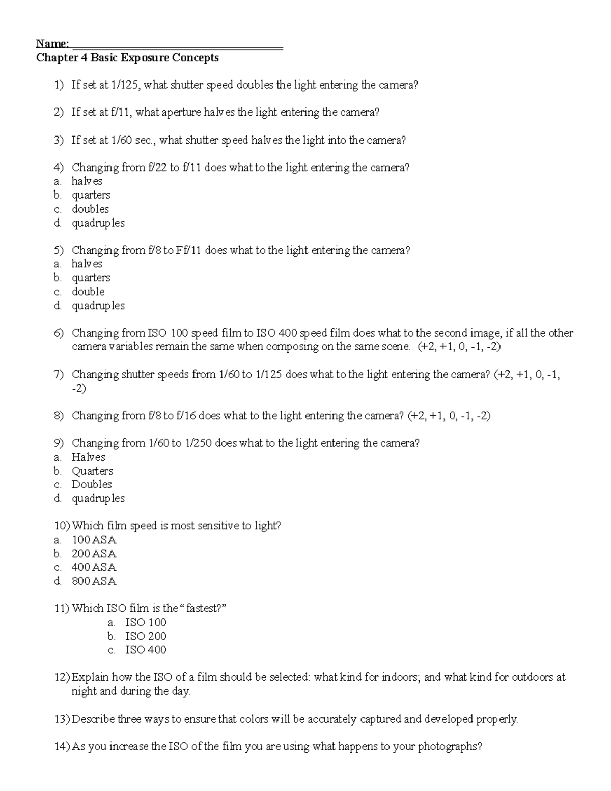 Chapter 4 Review Questions Student Copy - Name ...
