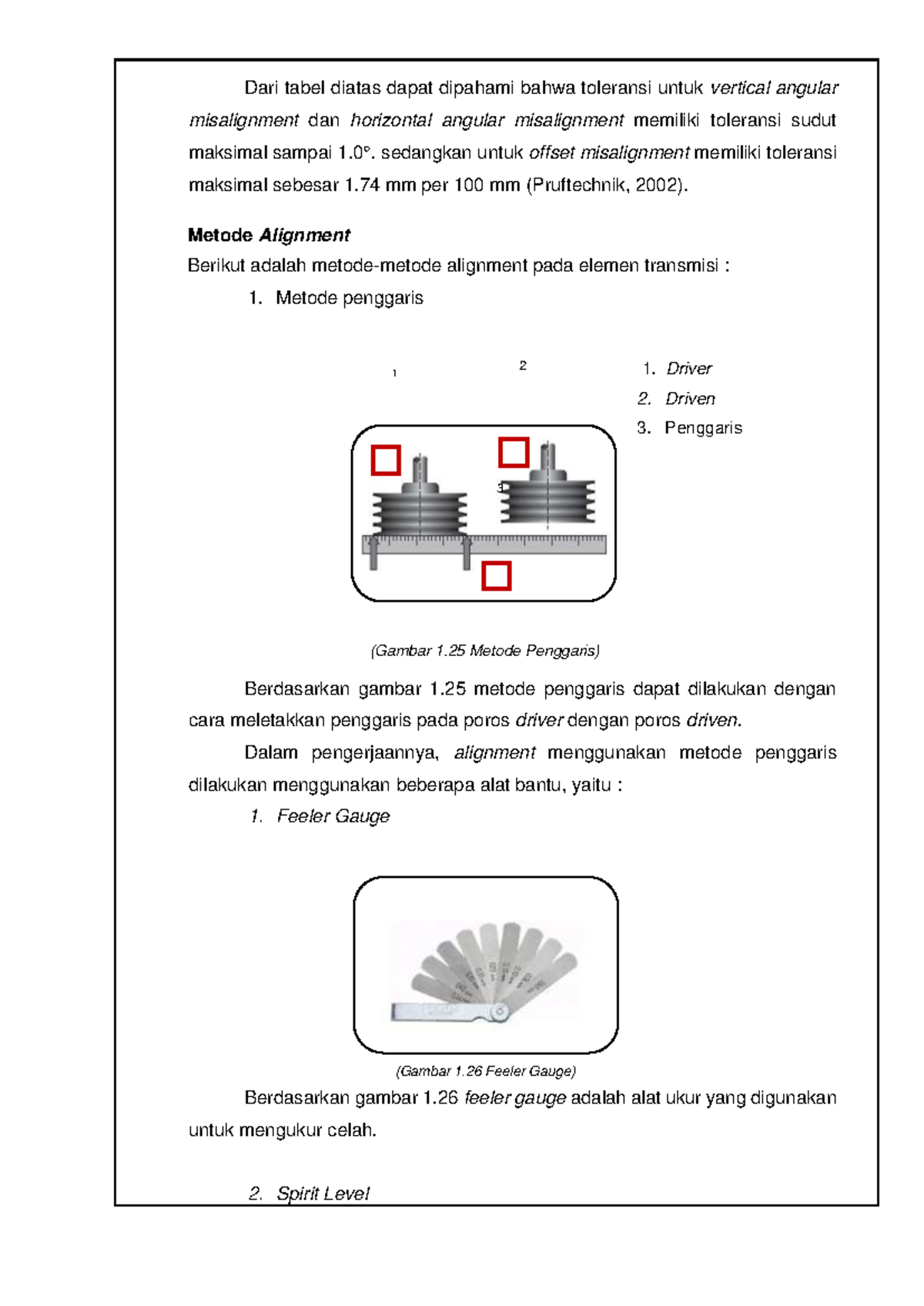 Modul Laser Alignment 4 - Dari tabel diatas dapat dipahami bahwa ...