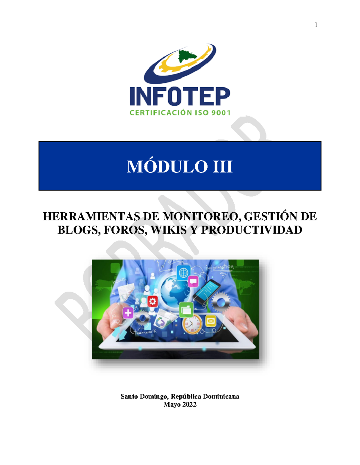 Modulo 3. Herramientas de Monitoreo-Gestión Blogs-Productividad ...