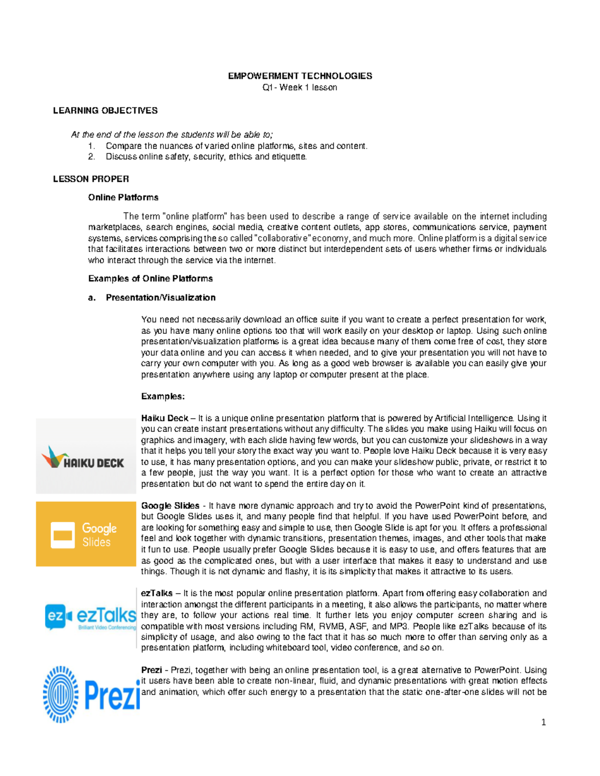 Activity-56970 - It can help you to study more - EMPOWERMENT ...